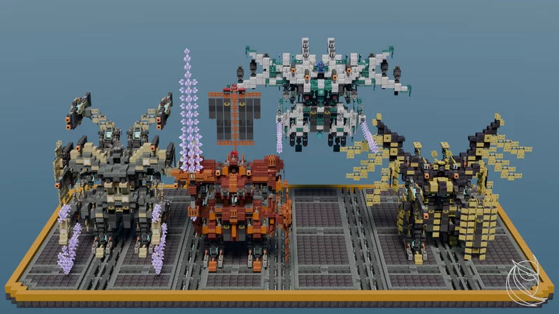 Minecraft Battle Mecha Pack Minecraft Map