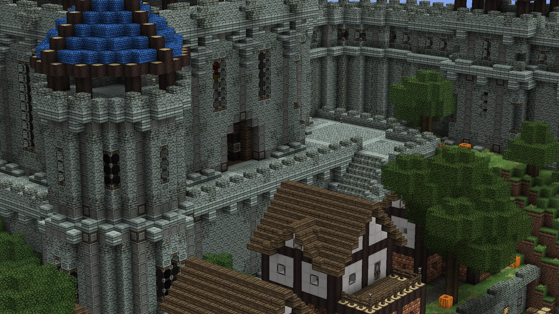 Minecraft Castle Beta 1 Redstone Castle By Odyssey Builds (Minecraft