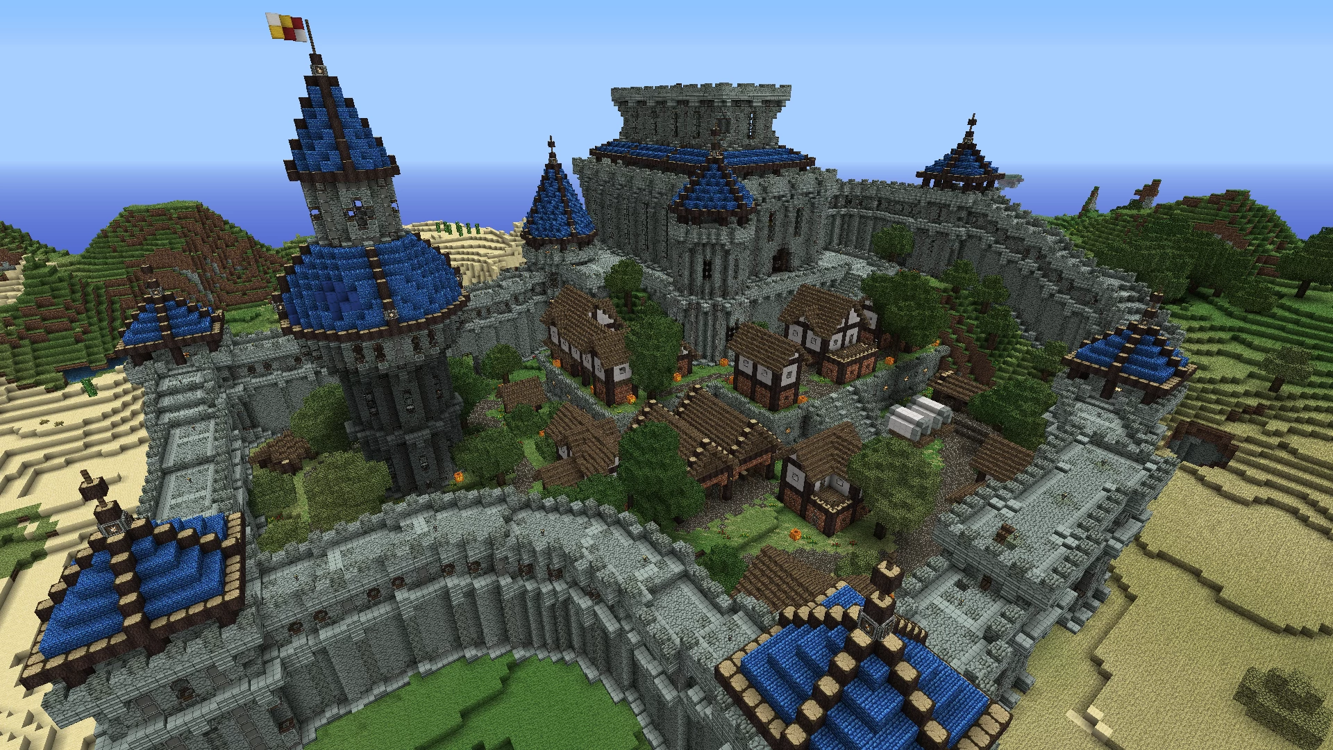 Castillo De Minecraft Beta 1