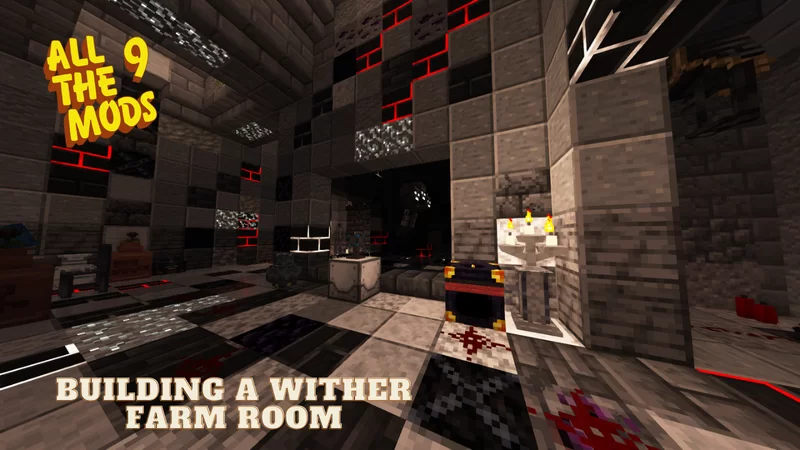 All The Mods 9 Minecraft ATM9 Builds- Building An Underground Wither ...