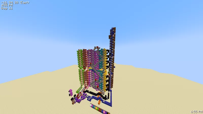 16 bit divider Minecraft Map