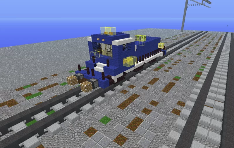 Locomotive Diesel Hidro LDH02 Model Minecraft Map