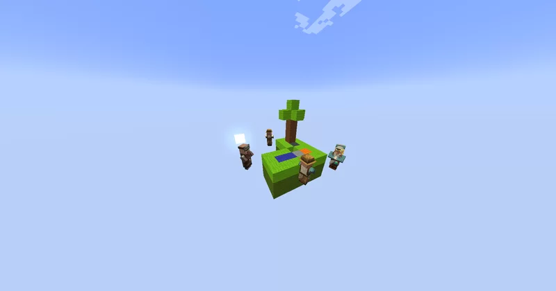 Skyblock but only wool Minecraft Map