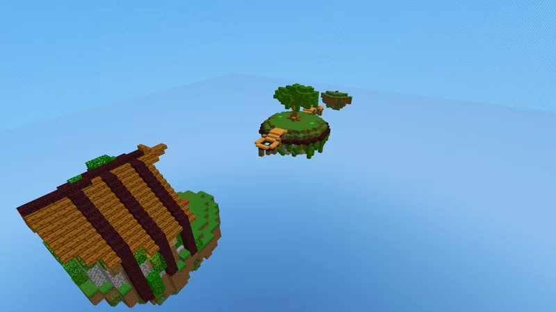 Forest Houses Bedwars Map Schematic [1.8.9 / 1.20.1] Minecraft Map