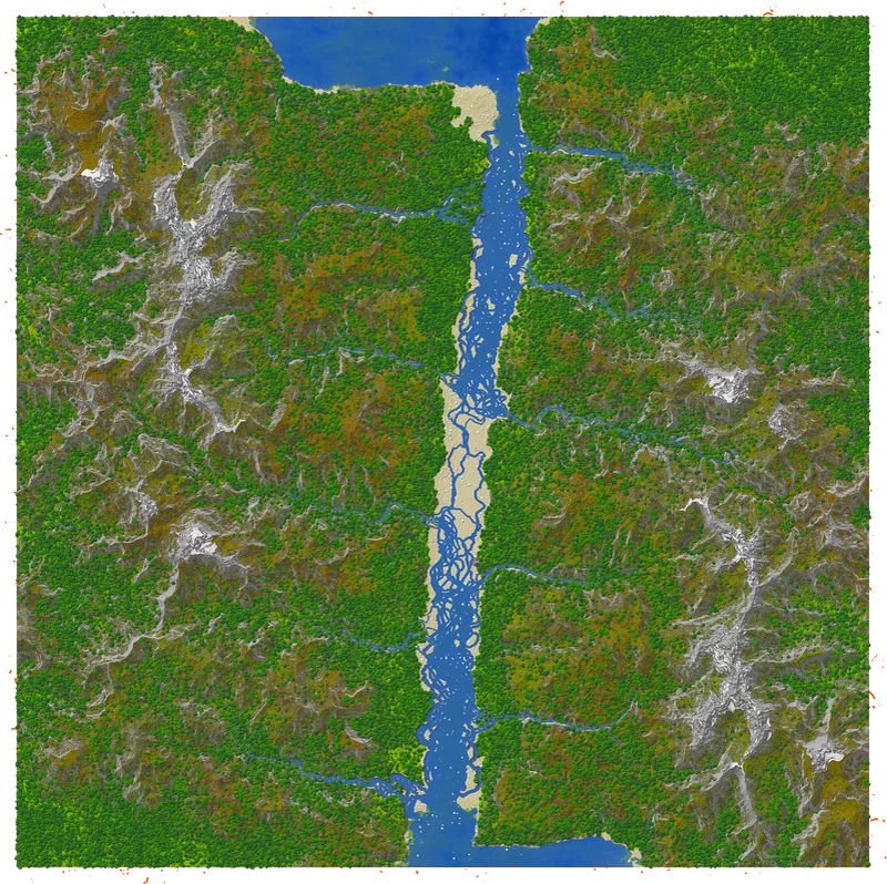 Coniferous Forest - 3k x 3k - 1.21+ - Singlebiome - Free Map Minecraft Map