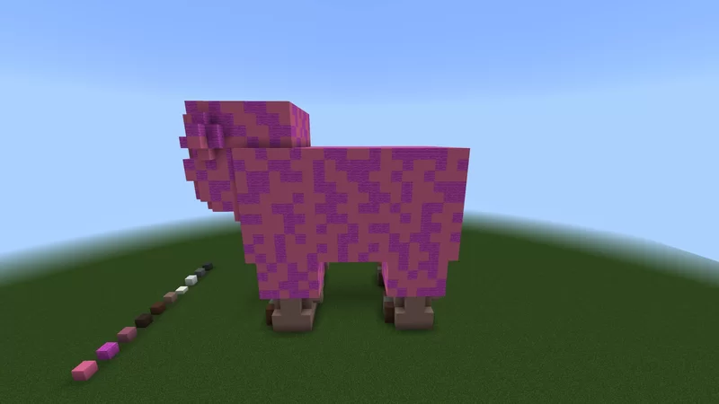 Minecraft Movie | The Uncanny Pink Sheep Minecraft Map