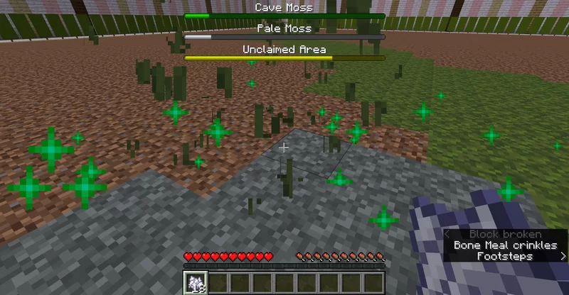 The War Between Cave Moss and Pale Moss Minecraft Map