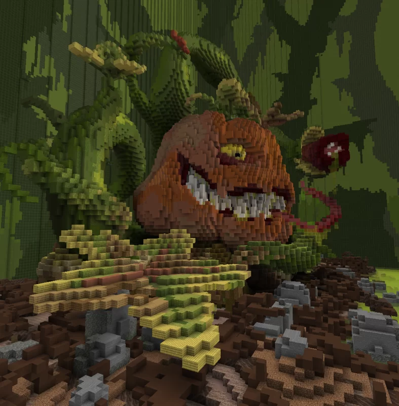 Monster pumpkin Minecraft Map