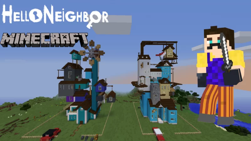 Minecraft Hello Neighbor Custom House (bedrock) Minecraft Map
