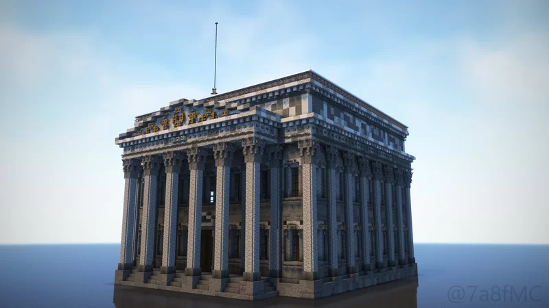 Bank Of Montreal - Montreal, Quebec Minecraft Map