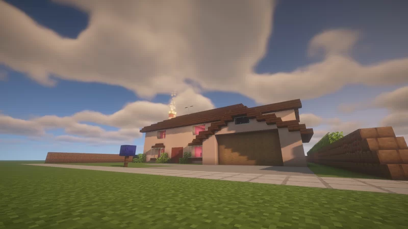 The Simpsons house Minecraft Map