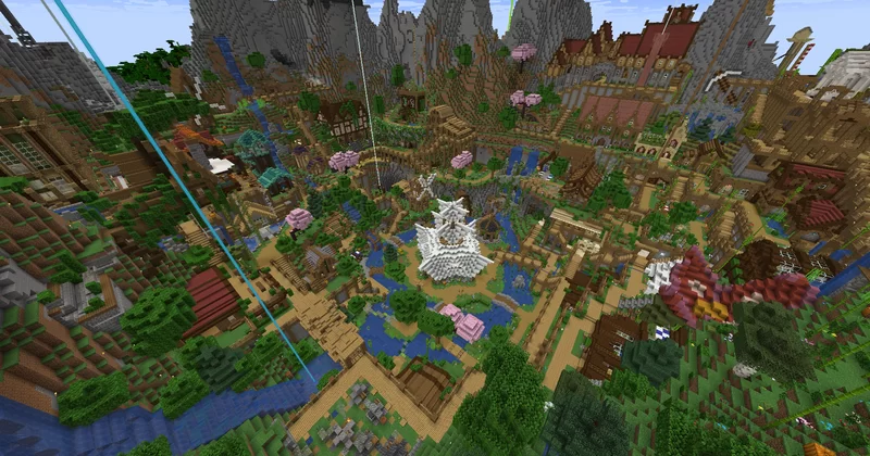 Hillcrest - Cozy Mountain Valley Spawn (4th Spawn) Minecraft Map