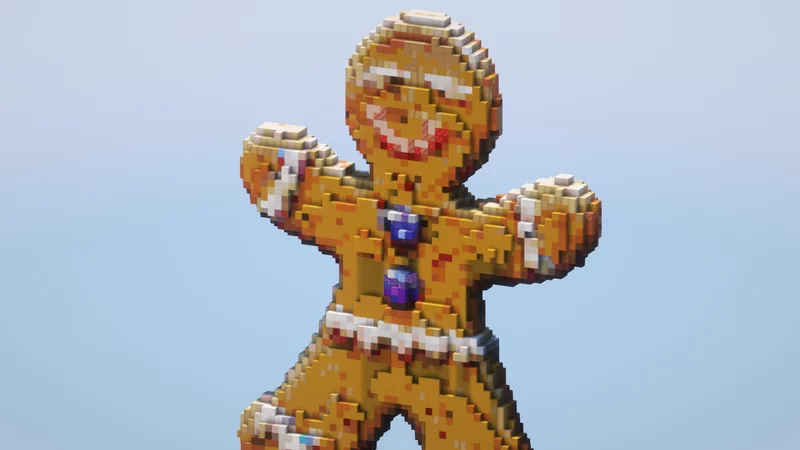Gingerbread man Minecraft Map
