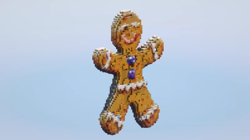 Gingerbread man Minecraft Map