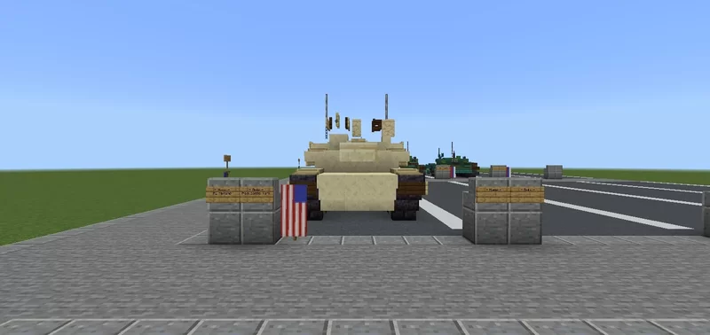 M1A2 Abrams Minecraft Map