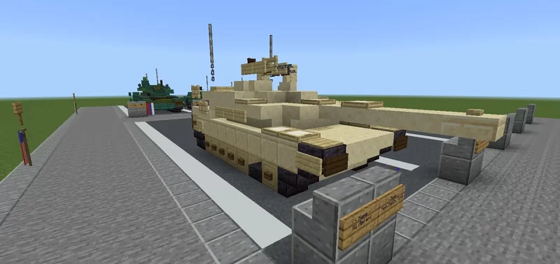 M1A2 Abrams Minecraft Map