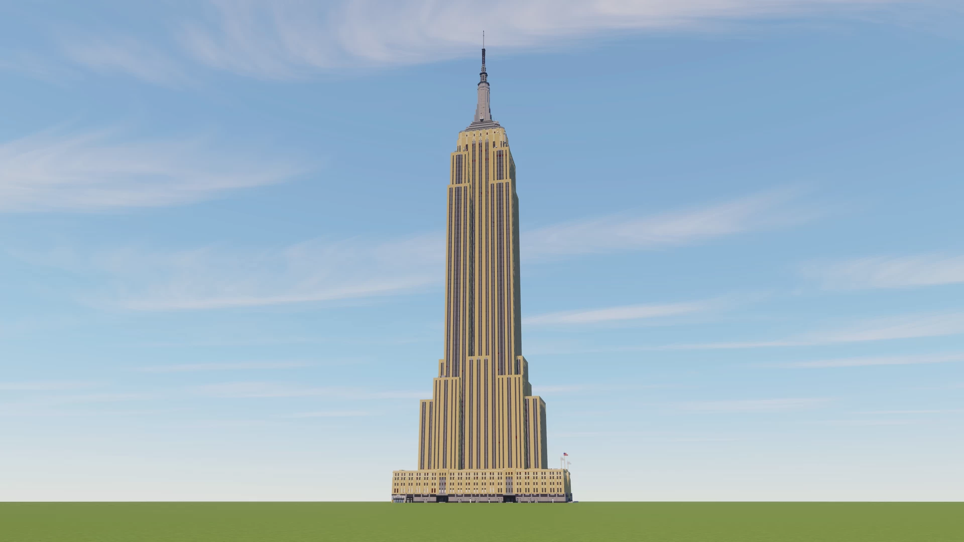 Empire State Building Full Scale Minecraft Map