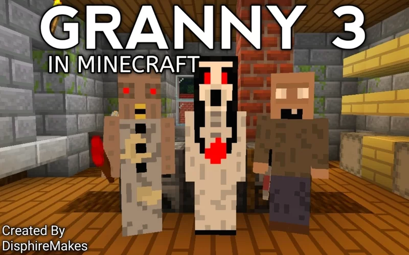 Granny 3 In Minecraft Bedrock Minecraft Map