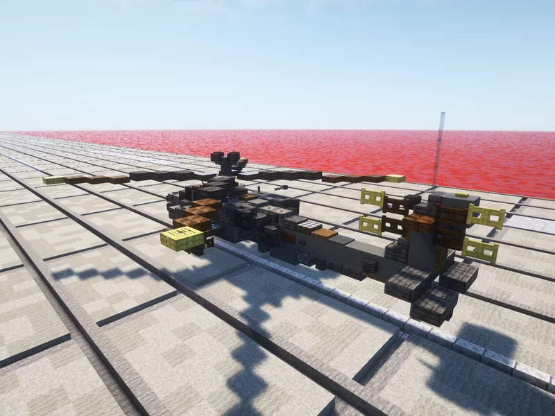 AH-64D Apache 1.5:1 Minecraft Map