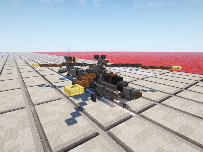AH-64D Apache 1.5:1 Minecraft Map
