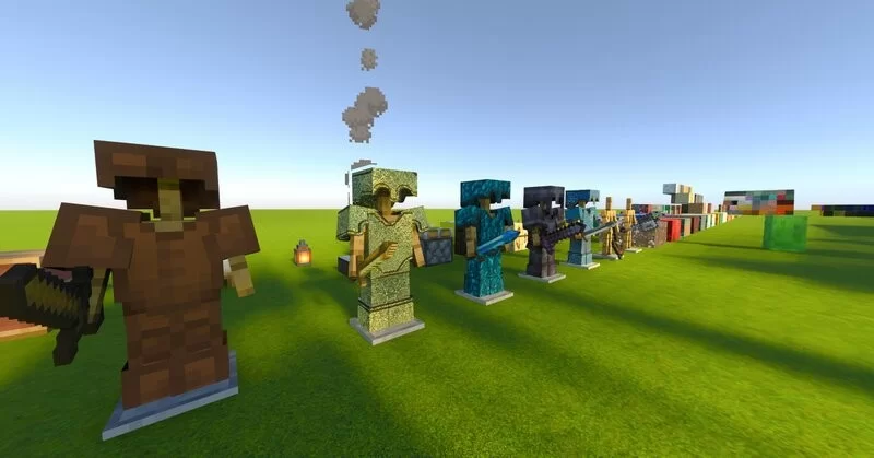 Texture pack showcase map Minecraft Map