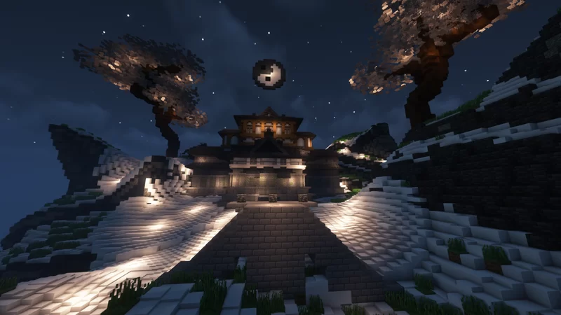 Free Oriental Lobby [ FREE SCHEMATIC ] Minecraft Map
