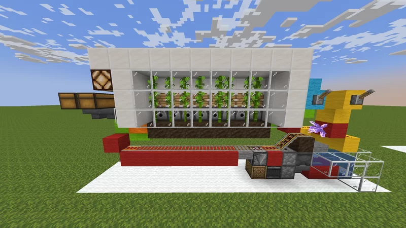 Bonemeal Bamboo Farm V8 - Very Simple yet Useful (Based on SeaJay Plays ...