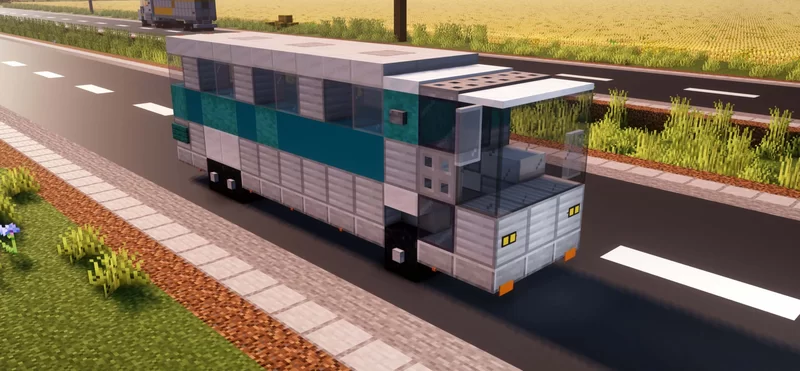 Retro Motorcoach Minecraft Map