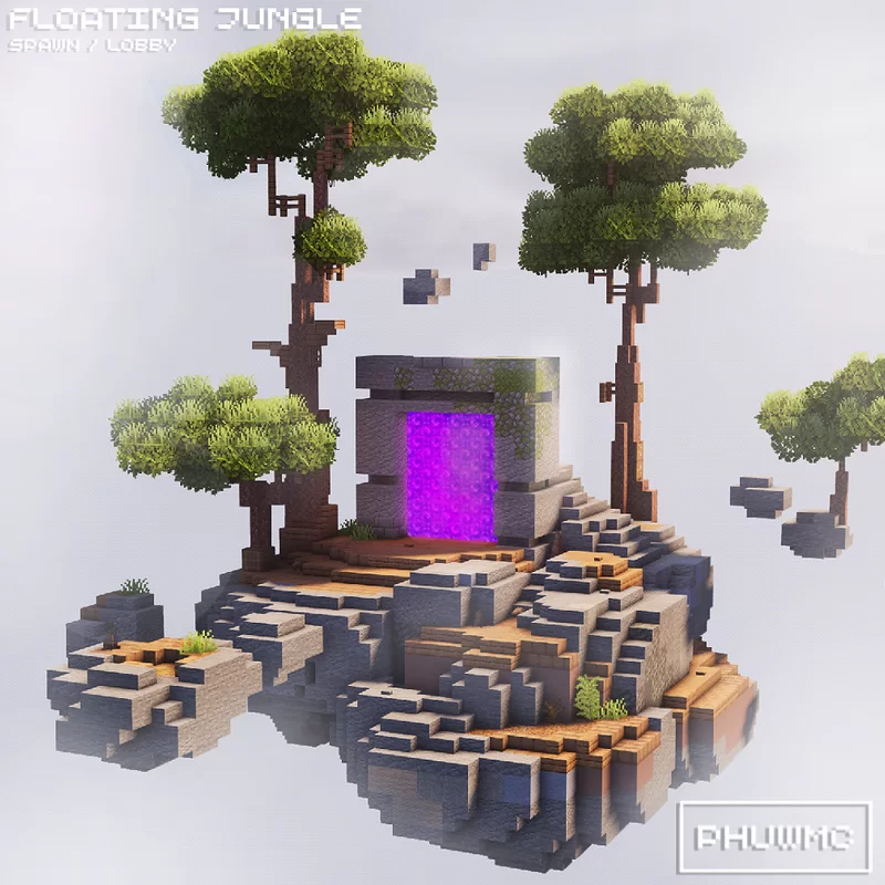 Floating Jungle v1.20+ [Spawn/Lobby] Minecraft Map