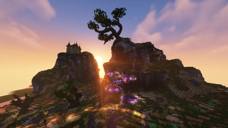 Fantasy Magical 250x250 Map [ Free Schematic ] Minecraft Map