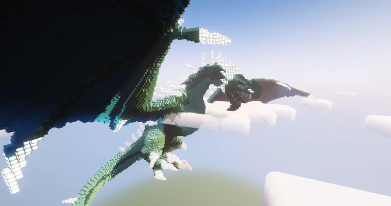 Aquatic Dragon Minecraft Map