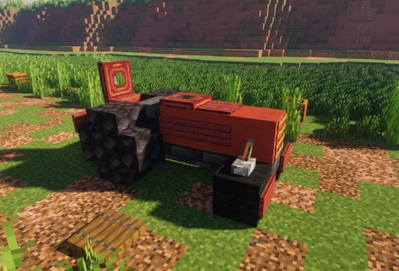 Small Red Tractor (FREE DOWNLOAD) Minecraft Map