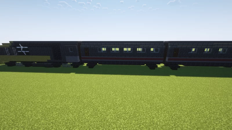 Intercity 125/hst (mark 3 carriage and engine seperate and a full train ...