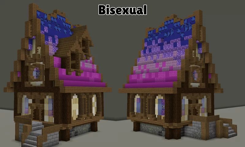 LGBTQIA+ Pride Houses Minecraft Map