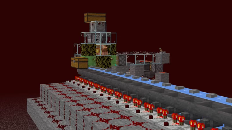 Fastest Piglin bartering farm 1.21 Minecraft Map