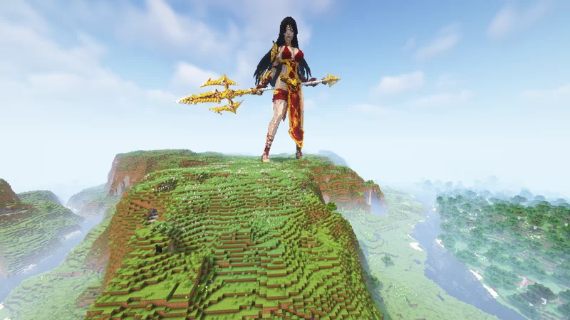 Minecraft Amazon (Ceres M) Statue Minecraft Map