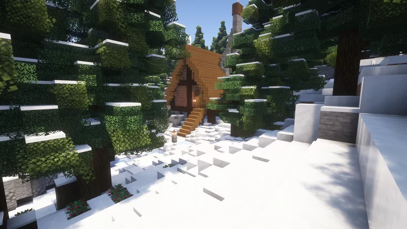 mountain cabin Minecraft Map