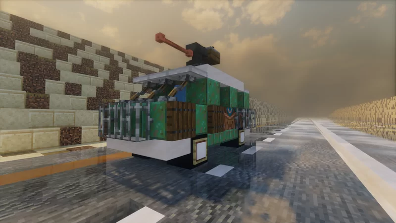 Apocalyptic Van with Turret (FREE DOWNLOAD) Minecraft Map