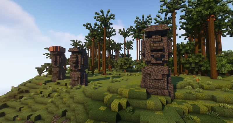 Moai Island Minecraft Map