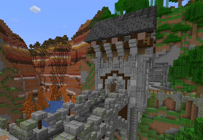 Medieval bridge Minecraft Map