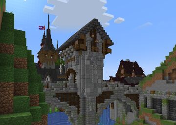 Bridge Minecraft Maps with Downloadable Schematic for Java Edition