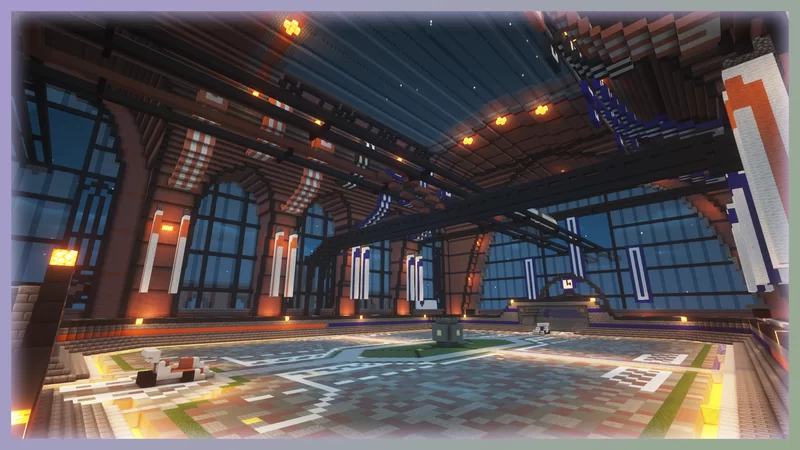 Rocket League's Urban Central Minecraft Map