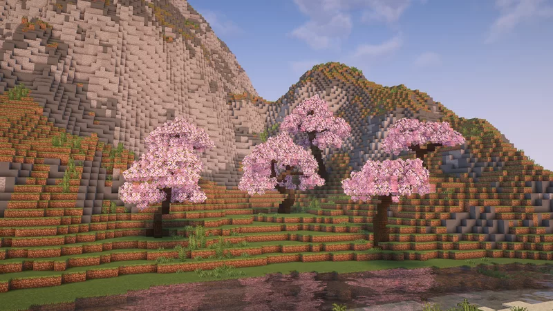[FREE DOWNLOAD] Pingvo's Sakura Tree Pack ║map + schematics Minecraft Map
