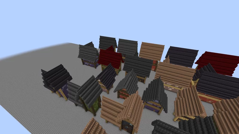 Simple Medieval House Bundle / Pack Minecraft Map