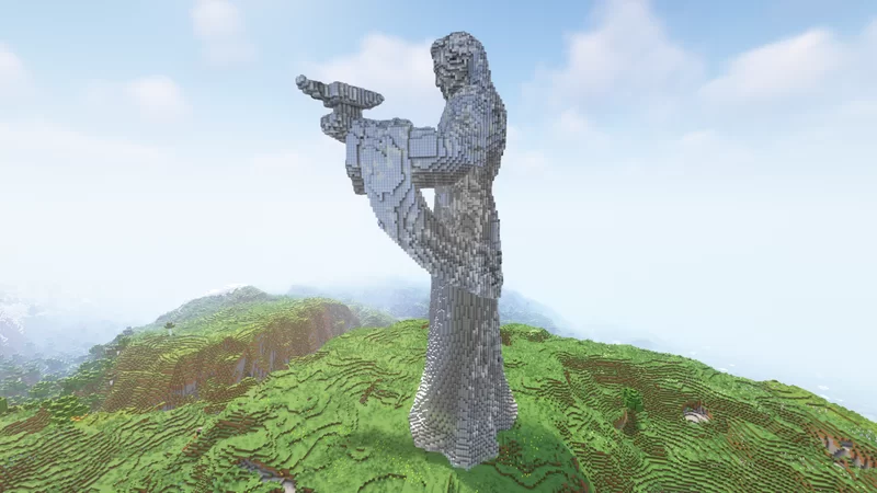 Minecraft God Zenithar Statue Free Minecraft Map