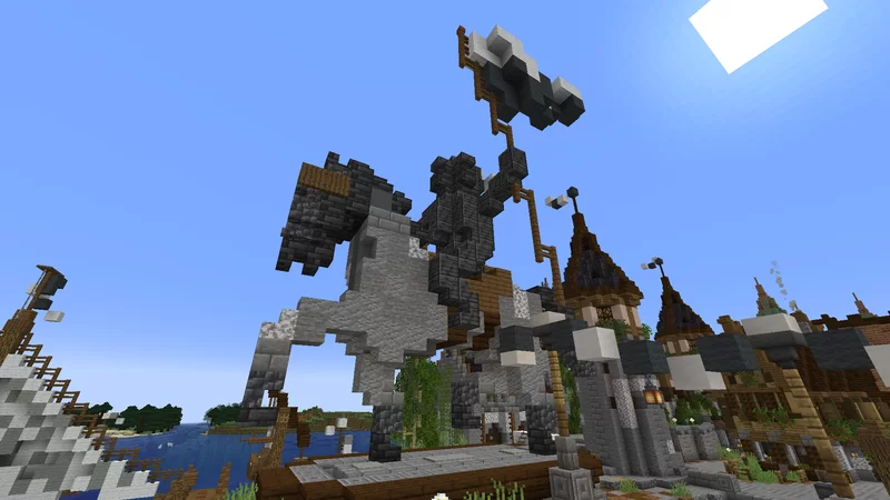 Small Knight Statue | Free download Minecraft Map