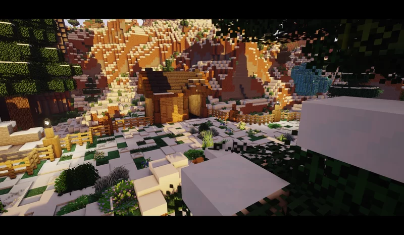 Horse Stables - Dunleavy Barn - 1.18 SWEM Modded Survival Minecraft Map