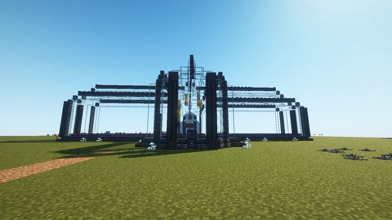 gothic victorian style greenhouse Minecraft Map