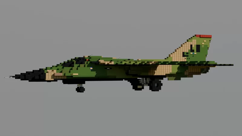 General Dynamics F-111F Aardvark [4:1 Scale] Minecraft Map