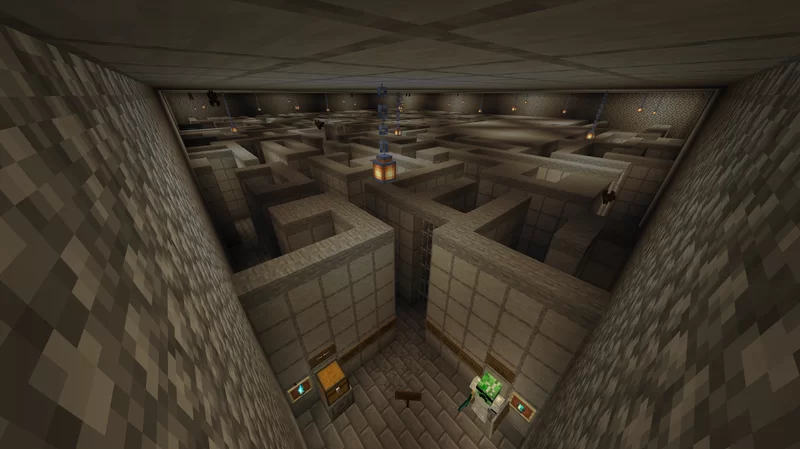 Underground Mega Maze of Confusion Minecraft Map